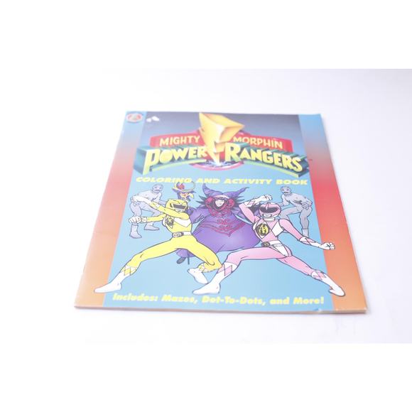 Other | Uncolored Mighty Morphin Power Rangers Coloring And Activity ...